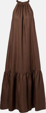 Asceno Maxikleid aus Leinen