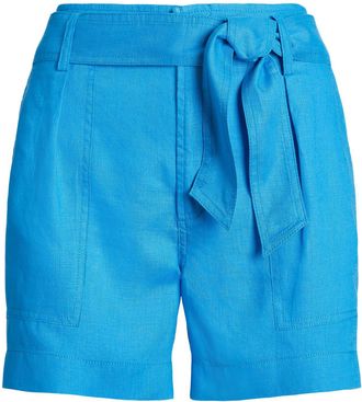 Ralph Lauren BELTED LINEN SHORT