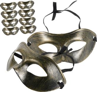 TOPBATHY 15st&uuml;cke Halbmaske F&uuml;r Damen Und Herren Venezianischer Stil Aus Plastik F&uuml;r Halloween Maskenball Karneval Und Cosplay-veranstaltungen