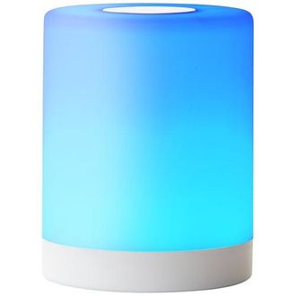 Brilliant LED-Tischleuchte Aro in weiß, Kabellos mit Akku, 3000 K, RGB-Farbwechsel, Touchdimmer, USB-Aufladung, IP44 spritzwassergeschützt, portabel, 11,6 cm Hö