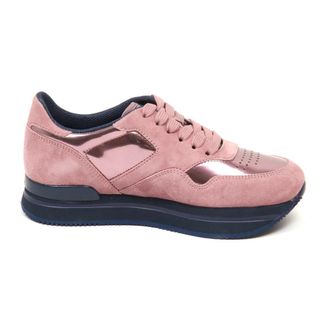 Hogan Wildleder Schn&uuml;rschuh - - Shoes - Damen - Rosa - 36 EU