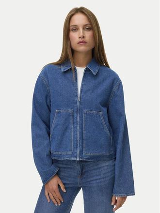 Vero Moda Jeansjacke Aura 10340280 Blau Relaxed Fit
