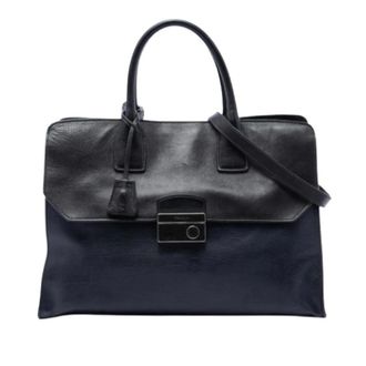 Prada Pre-owned Vintage Satchel - Femme - Pre-owned - Noir - Taille: ONE Size