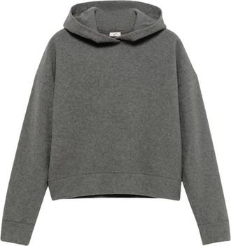 Bite Studios Femme, Sweatshirts et sweats &agrave; capuche, Gris, Taille: 42 FR Pull &agrave; capuche en laine