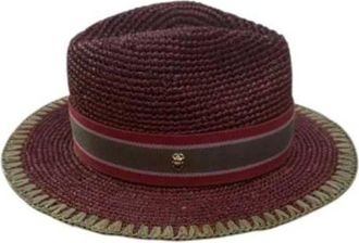 CLARIS VIROT Femme, Accessoires, Brun, Taille: ONE Size Fedora Hat