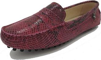 MGM-Joymod Chaussures de randonnée à enfiler en daim pour femme - Tendance - Confortables - Décontractées - Pour la randonnée, la conduite, Yb9603 Serpent bordea