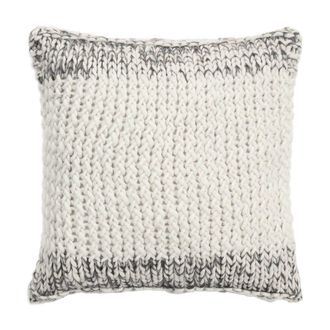 Marc O'Polo Marc O Polo Strick Dekokissen Plaid Maiku White Dekokissen 50x50 cm