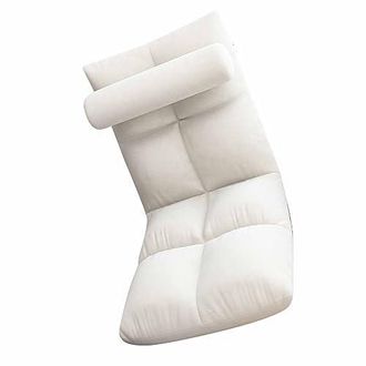 Generic Taidda Chaise de Sol avec Support Dorsal, canap&eacute; Inclinable R&eacute;glable pour Le Salon des Adultes, Chaise de M&eacute;ditation de Jeu avec Cadre en M&eacute;tal pour l