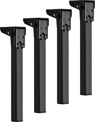 Generic Möbelstützbeine - 20 cm Tischbeschläge, Metallbauzubehör, Verstellbarer Klappstil mit starker Tragfähigkeit | Zuverlässige Lösung für Wohnungsgaragen 