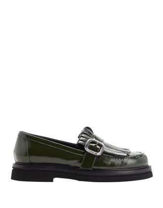 8 by YOOX PATENT LEATHER FRINGE-DETAIL LOAFER