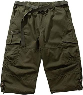 Generic Short Homme Multipoches Chic Shorts Et Bermudas Homme Baggy Casual Chino Short Sport Homme avec Poche Cargo Homme Plage Jogging Homme Respirant Pantac