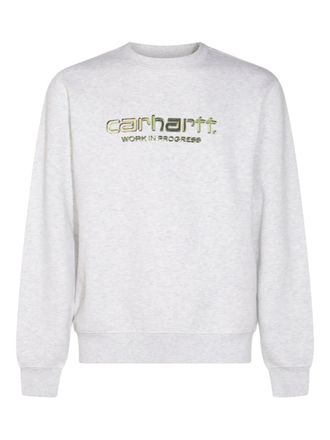 Carhartt Work in Progress sweat à logo imprimé - Gris