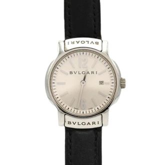 Bulgari Montre vintage doccasion - Femme - Pre-owned - Noir - Taille: ONE Size