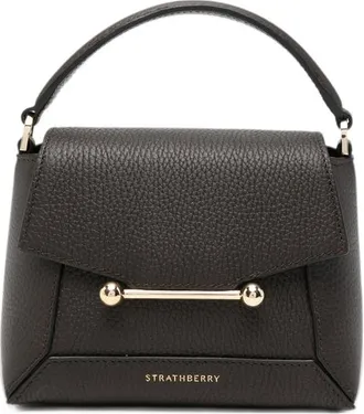 Strathberry Nano Mosaic Leather Tote Bag