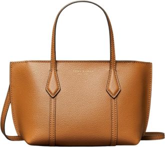 Tory Burch Femme, Sacs, Brun, Taille: ONE Size Sac Mini Shopping Marron avec Bandoulière Réglable