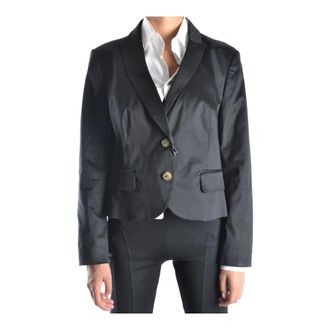 Red Valentino Oversize Graue Jacke - - Jackets - Damen - Schwarzk - XL