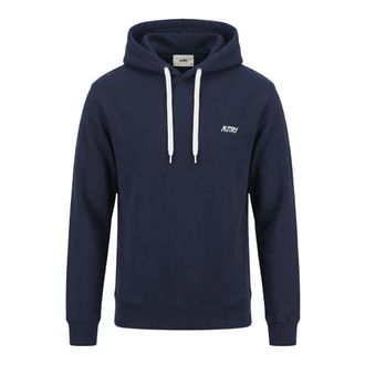 Autry Embroidered Logo Hoodie - - Sweatshirts & Hoodies - Herren - Blau - L