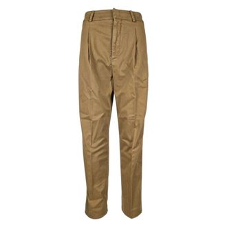 Dondup Tania Loose Chinos - - Trousers - Damen - Braun - W30