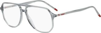 HUGO BOSS Homme, Accessoires, Gris, Taille: 56 MM HG 1376 Aviator Frame