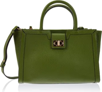 Geox Damen D Leonory Bag, Lt Olive, Einheitsgröße EU