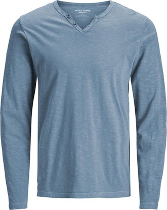 Jack & Jones Jjesplit Neck Tee Ls Noos