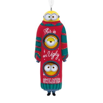 Hallmark Kevin - Stuart & Bob the Minions - Minions Baumschmuck aus Kunstharz - Geschenk zu Weihnachten - einfach unverbesserlich
