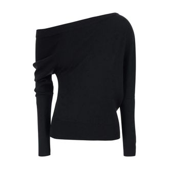 Tom Ford Asymmetrischer Pullover - - Tops - Damen - Schwarzk - L