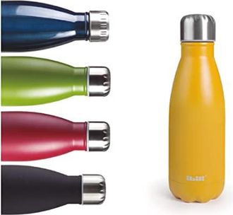 Ibili Thermokanne mit Doppelwand Mango, 350 ml, Edelstahl 18/10, wiederverwendbar