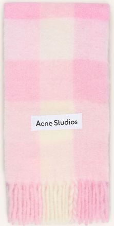 Acne Studios Schal Mit Alpaka rosa