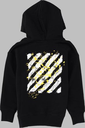 Off-white Arrow Spray Logo Hoodie - Black