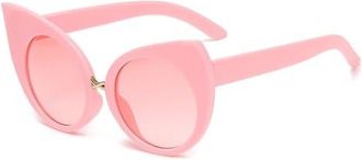 Generic Lunettes De Soleil D&eacute;coratives For Femmes, Id&eacute;ales For Les Trajets Domicile-travail, Vacances Et La Conduite(Pink)