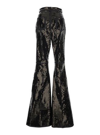 Rick Owens Sequin-Embellished Denim Jeans - Black