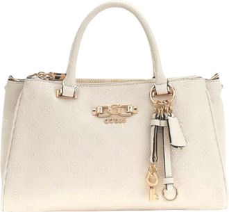 Guess Femme, Sacs, Blanc, Taille: ONE Size Anise Handbag
