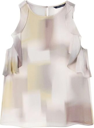 A|X Armani Exchange Femme, Blouses et Chemises, Multicolore, Taille: 42 FR top e canotte Viscosa