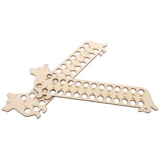 Supvox 2 St&uuml;ck Garnwickelplatte aus Holz Kompakte Kreuzstich und Stickwickelbretter Platzsparend und Langlebig f&uuml;r Garnorganisation