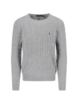 Polo Ralph Lauren Cable Knit Logo Sweater