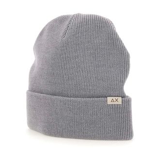 Sun 68 Homme, Accessoires, Gris, Taille: ONE Size Rib Beanie