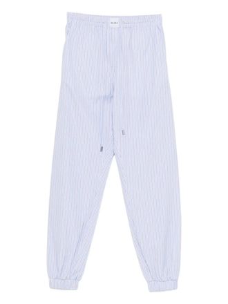 The Attico stripe pull trousers - Wei&szlig;