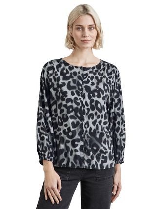 Street One Damen A345199 Bluse mit Raffungen,Mehrfarbig, 34