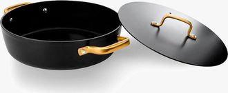 Arcos Samoa Iconic Serie | Niedriger Kochtopf aus Keramik mit Antihaftbeschichtung 28 cm und 4,3 l | geschmiedetes Aluminium | geeignet f&uuml;r jede K&uuml;che | Gri