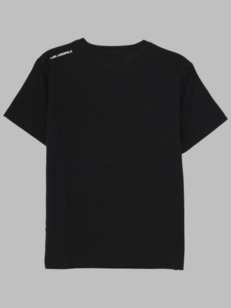 Karl Lagerfeld Logo Print T-Shirt - Black