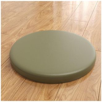 Generic Rundes Stuhlkissen, Rutschfestes Sitzkissen Aus Leder, Durchmesser 30 Cm/35 Cm/40 Cm/45 cm Wasserdicht/robust Runde Stuhlauflage Mit Maschinenwaschbar