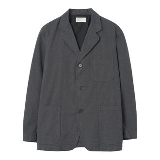 Universal Works Veste Trois Boutons Liverpool Check - Homme - Vestes - Gris - Taille: XL
