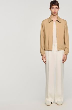 Sandro Blouson en coton zipp&eacute;