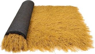 Generic Toit Dherbe De Chaume Synth&eacute;tique, Artisanat De Bricolage Dart Commercial, Toit De Chaume Palapa, Rouleau De Paille Mexicaine Artificielle Jaune, Toit