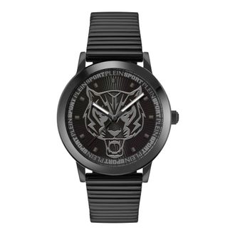 Plein Sport Edelstahl-Armbanduhr - - Accessories - Herren - Schwarzk - ONE SIZE