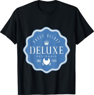 Pussy Deluxe Blue Pussy Cat Patch T-Shirt