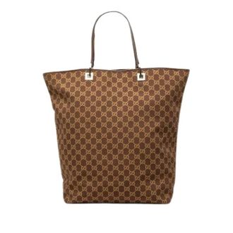 Gucci Pre-owned Canvas Tote - - Pre-owned - Damen - Braun - ONE SIZE