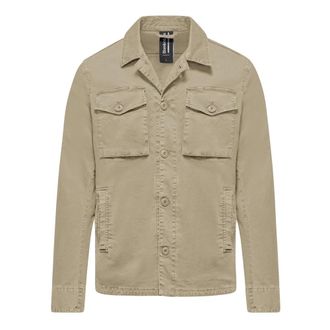 Bomboogie Homme, Vestes, Beige, Taille: L Stretch Gabardine Jacket