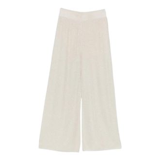 Nenette Yappy Weite Hose - - Trousers - Damen - Beige - M